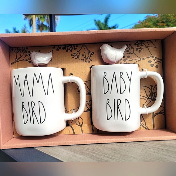Rae Dunn | Dining | Rae Dunn Mama Bird And Baby Bird Set | Poshmark